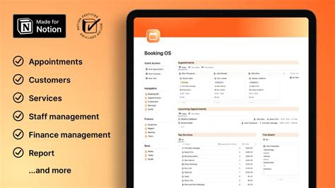 Booking Os Notion Template Business Template
