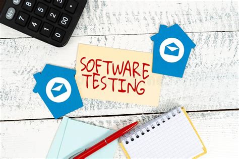 Writing Displaying Text Software Testing Business Concept Investigation Provide Information