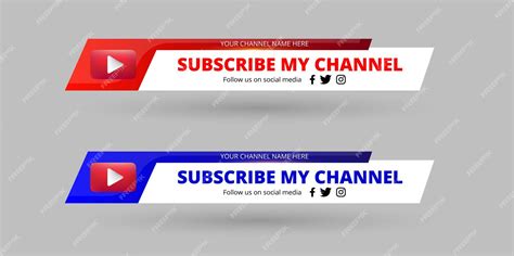 전문 방송 하단 세 번째 디자인 템플릿 프리미엄 벡터