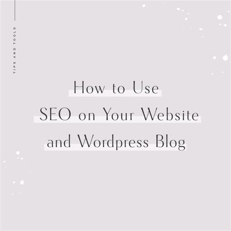 How To Use SEO On Your Website And Wordpress Blog Creative Resources