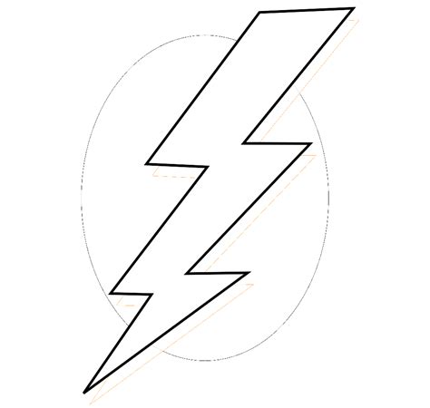 Lightning Bolt Outline
