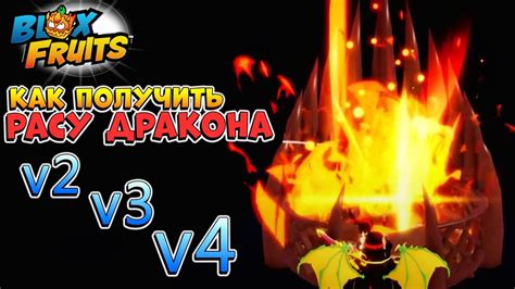 БЛОКС ФРУТС КАК ПОЛУЧИТЬ РАСУ ДРАКОНА в2 в3 в4 гайд🍈🌊roblox Blox Fruits Draco V2 V3 V4 Youtube