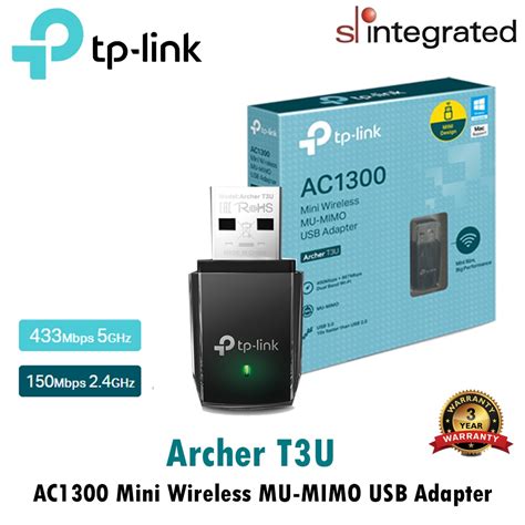 Tp Link Archer T U Ac Mini Wireless Mu Mimo Usb Wifi Adapter Dual Band Ghz Ghz