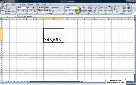 How To Decrease And Increase Decimal Places Excel 2007 Youtube