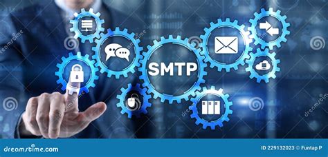 Simple Mail Transfer Protocol Smtp Server Mail Transfer Protocol Stock