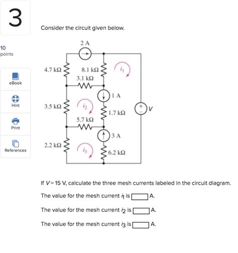 solved 3 consider the circuit given below 2 a 10 points 4 7