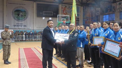 Зэвсэгт хүчний 97 жилийн ойг угтан зохион байгуулсан тэмцээний тэргүүн байрыг Зэвсэгт хүчний 123