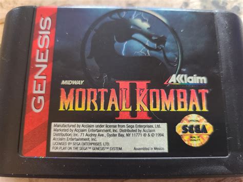 Mortal Kombat Ii Prices Sega Genesis Compare Loose Cib And New Prices