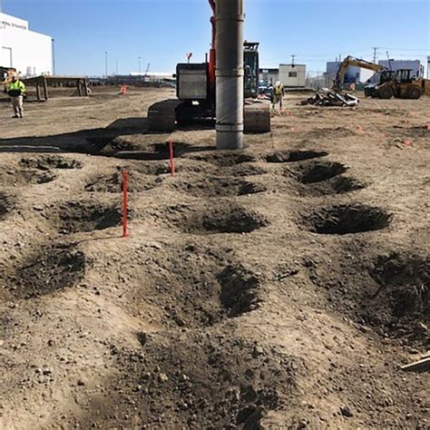 Vibratory Probe Compaction Helical Drilling