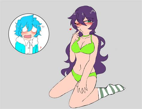 Rule 34 Artist Request Black Hair Blue Eyes Blue Hair Clothed Drake Inquisitormaster