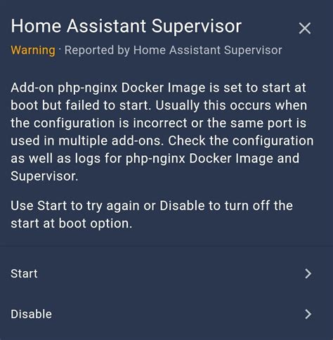 Warning After Update Add On Nginx Home Assistant Ssl Proxy Third Party Integrations Home