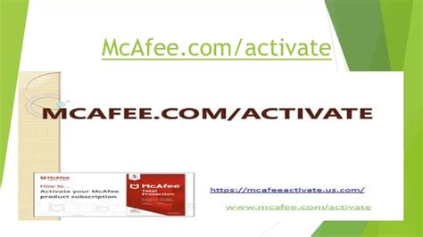 Ppt Activate Enter Your Code Activate Mcafee Powerpoint Presentation Id