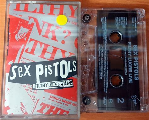 Sex Pistols Filthy Lucre Live Cassette Made In Holland Used
