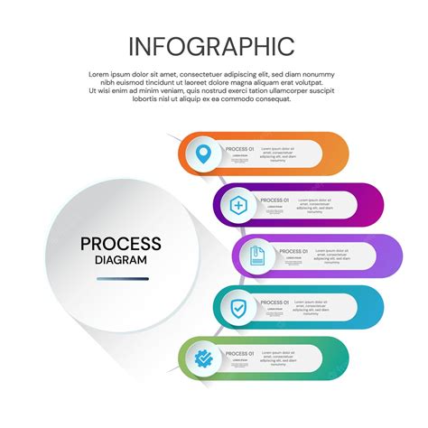 아이콘이 있는 벡터 인포그래픽 라벨 디자인 비즈니스 개념 순서도 다이어그램 형태론 3d 차트 프리미엄 벡터