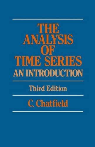 Analysis Of Time Series An Introduction Chatfield Christopher