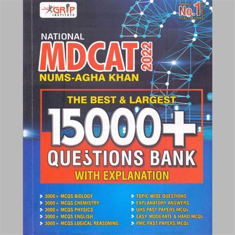 PMDC NMDCAT NUMS 2022 Mdcat Past Papers Nums Pmc National Mdcat Book 2022 Mcqs Book Nmdcat Books