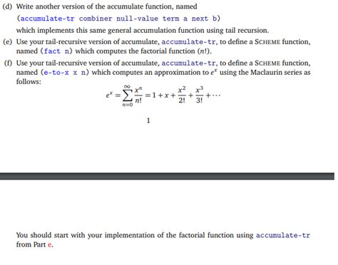 Solved In The R5rs Scheme Language Please （d）write Another