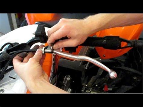 Clutch Cable Adjustment Motorcycle Or Quad Youtube