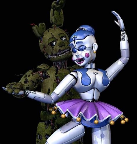 Springtrap X Ballora Aw Cute Anime Fnaf Ballora Fnaf Fnaf Jumpscares