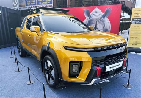 펌 400km 넘는 전기픽업 무쏘ev 출시 실물공개 ㄷㄷ 뽐뿌