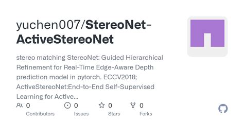 Github Yuchen007stereonet Activestereonet Stereo Matching Stereonet