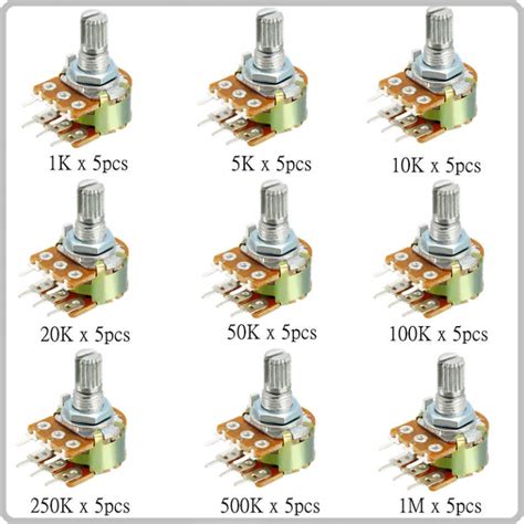 Wh148 Dual Gang Stereo 6 Pin Potentiometer Kit Unicom Radio