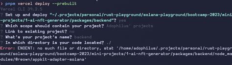 Vercel Deploy Prebuilt Always Errors Out Unexpectedly Help Vercel Community