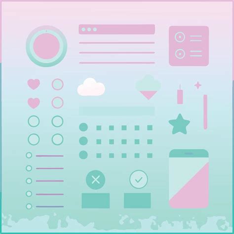 Simple Web Ui Elements Kit Graphic 47800719 Vector Art At Vecteezy
