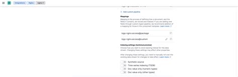 Integration Tsdb Timeseries Indexing On And Off Flag Is Present For