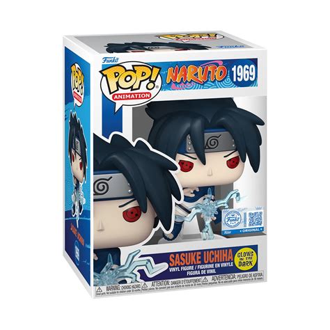 Naruto Sasuke Uchiha Chidori Glow In The Dark Funko Pop Vinyl Figure