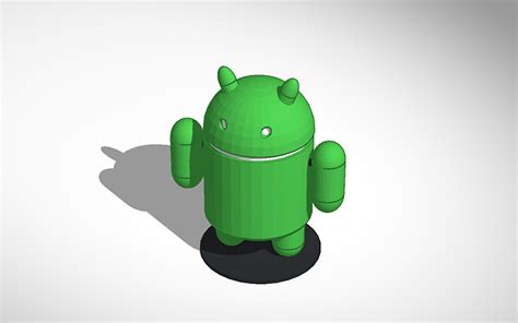 3d Design Android Mascot Tinkercad