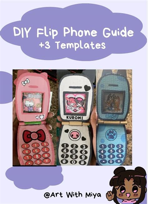 DIY Flip Phones With Hello Kitty