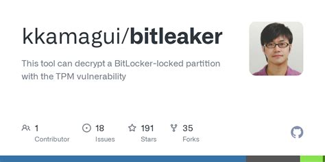 Github Kkamagui Bitleaker This Tool Can Decrypt A Bitlocker Locked Partition With The Tpm