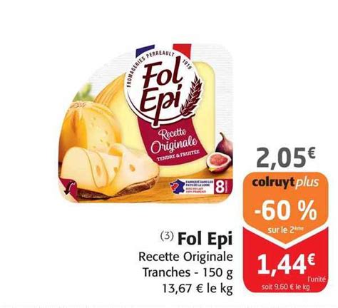 Promo Fol Epi Chez Colruyt Icataloguefr