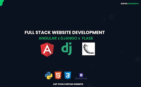 Create Full Stack Web Applications Using Django Flask And Angular By Supunran Fiverr