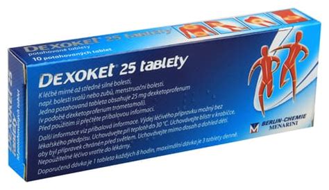DEXOKET 25MG potahované tablety 10 I