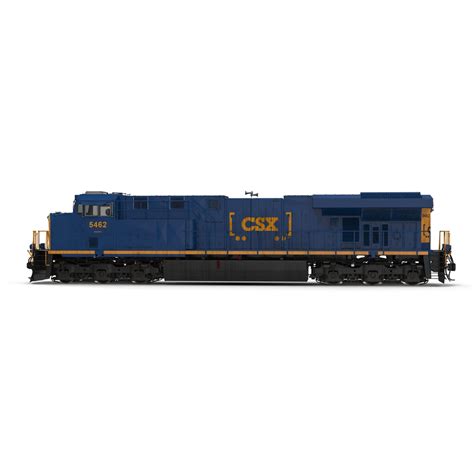 Locomotive Es Dc Csx Blue D Obj