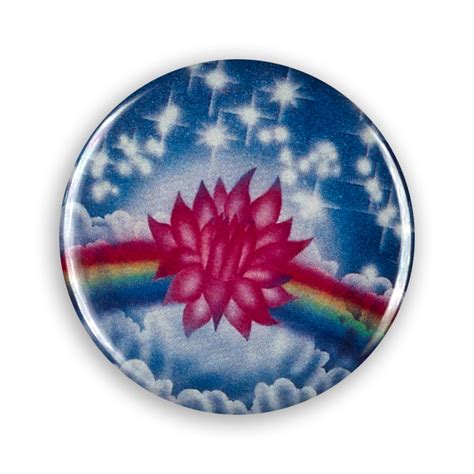 rainbow and lotus button r star artists