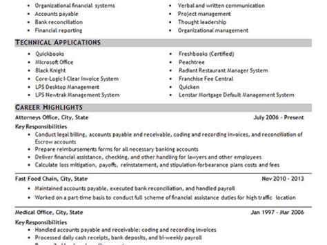 Basic Bookkeeping Resume Bookkeeping Resume Example Accounting Finance