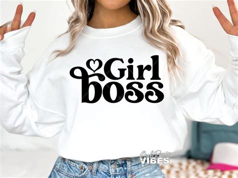Girl Boss Svg Png Dxf Girl Boss Vibes