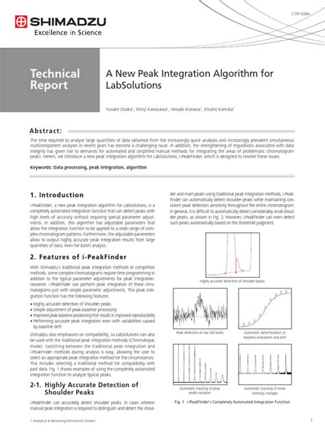 Peak Integration2 Pdf Integral Chromatography