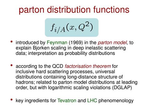Ppt Parton Distribution Functions Powerpoint Presentation Free