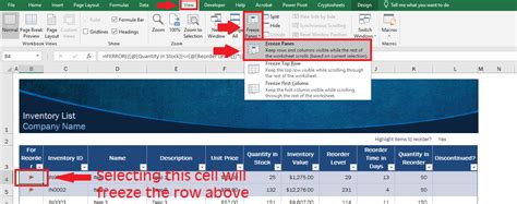 How To Freeze Top Row In Excel Easy Guide ExcelTutorial