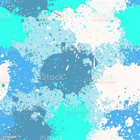 그런 지 스플래터 패턴 페인트 얼룩 배경 잉크가 튀어옵니다 직물 디자인 그런 지 스프레이가 떨어집니다 액체 얼룩은 이음새가 없는