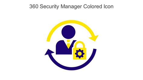 Security Manager Colored Icon In Powerpoint Pptx Png And Editable Eps Format PPT Presentation