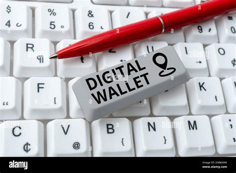 Text Caption Presenting Digital Wallet Word Written On A Financial Account That Allows Creating