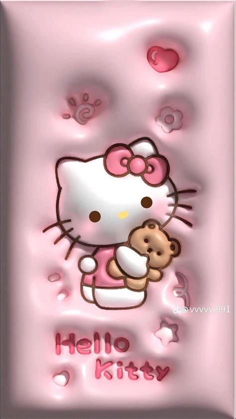 Yuxi࣪ ִֶָ☾ Adlı Kullanıcının Dump Panosundaki Pin Süsleme çizimi Hello Kitty Duvar Kağıdı