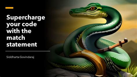 Siddharta Govindaraj On Linkedin Supercharge Your Code With The Match
