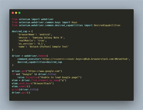 mr karami on linkedin browserstack selenium python