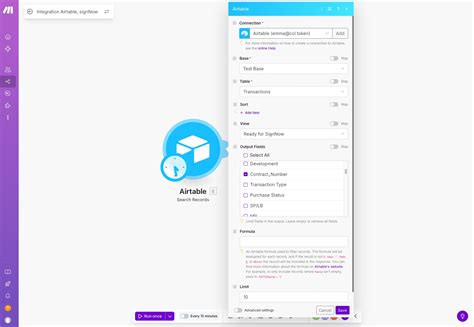 Airtable Make Signnow Not Mapping My Template Getting Started